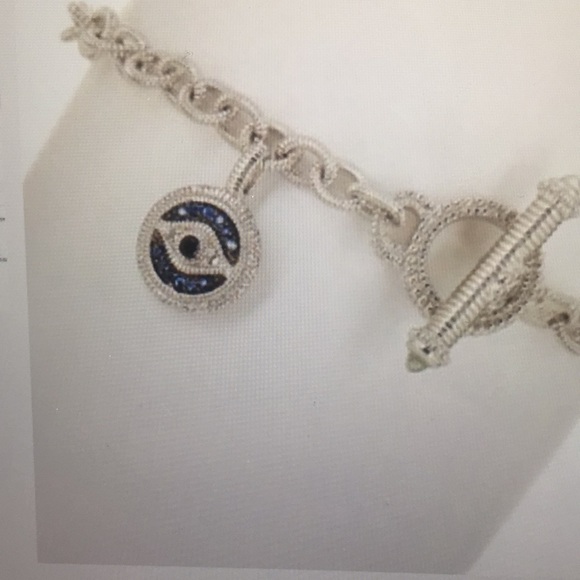 Judith Ripka | Jewelry | Judith Ripka Sapphire Evil Eye Bracelet | Poshmark